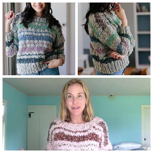 The Saturday Sweater in Detail – Knit Collage