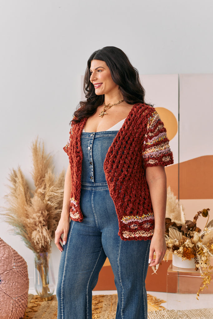 Botanical Cardi Pattern – Knit Collage