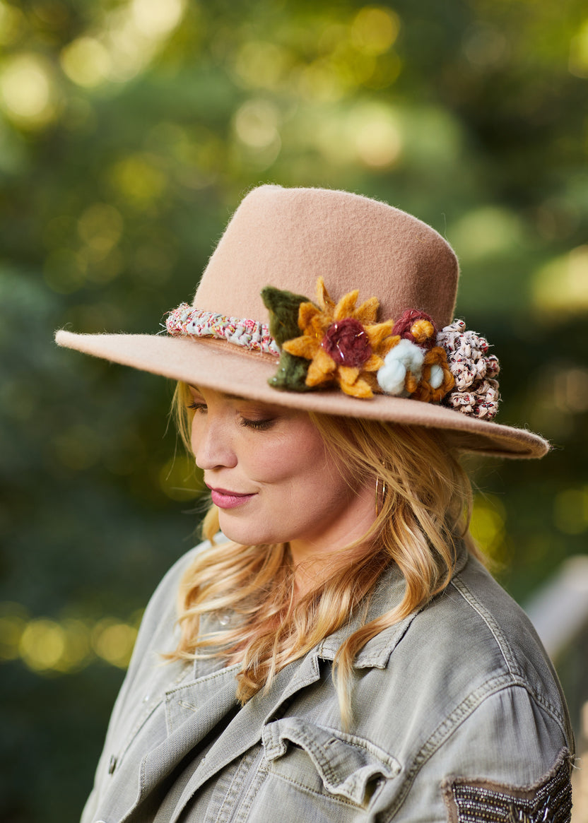 Folklore Flower Crown – Knit Collage