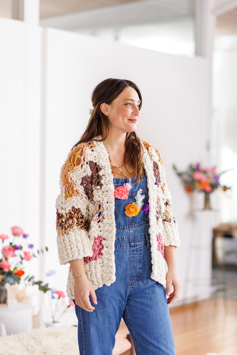 Knit Collage Garden Party Sweater Pattern
