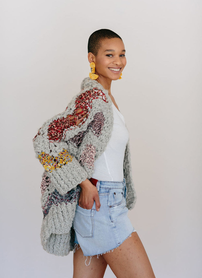 Knit Collage Garden Party Sweater Pattern