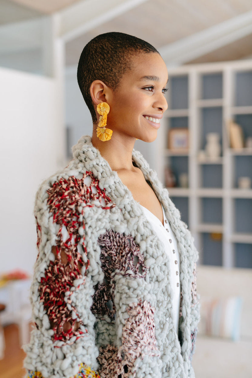 Knit Collage Garden Party Sweater Pattern