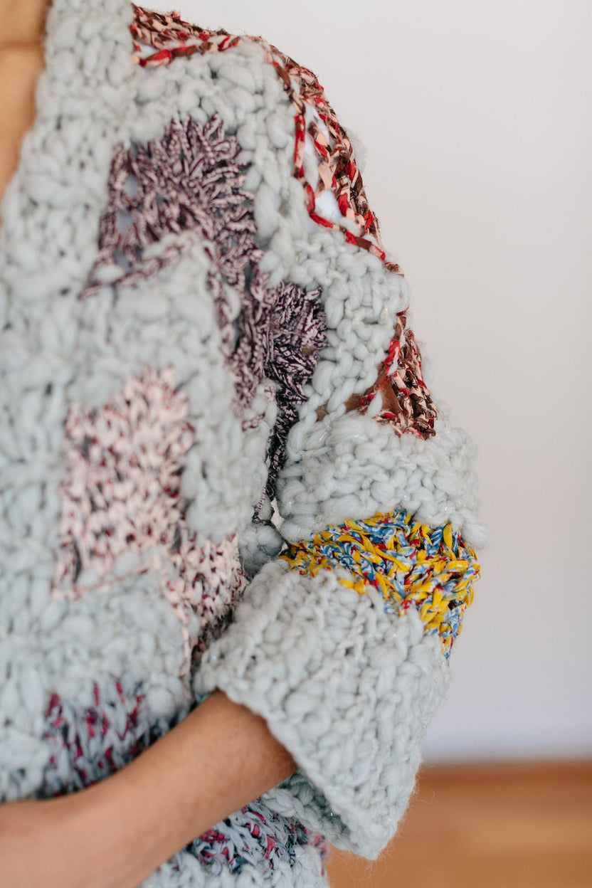 Knit Collage Garden Party Sweater Pattern