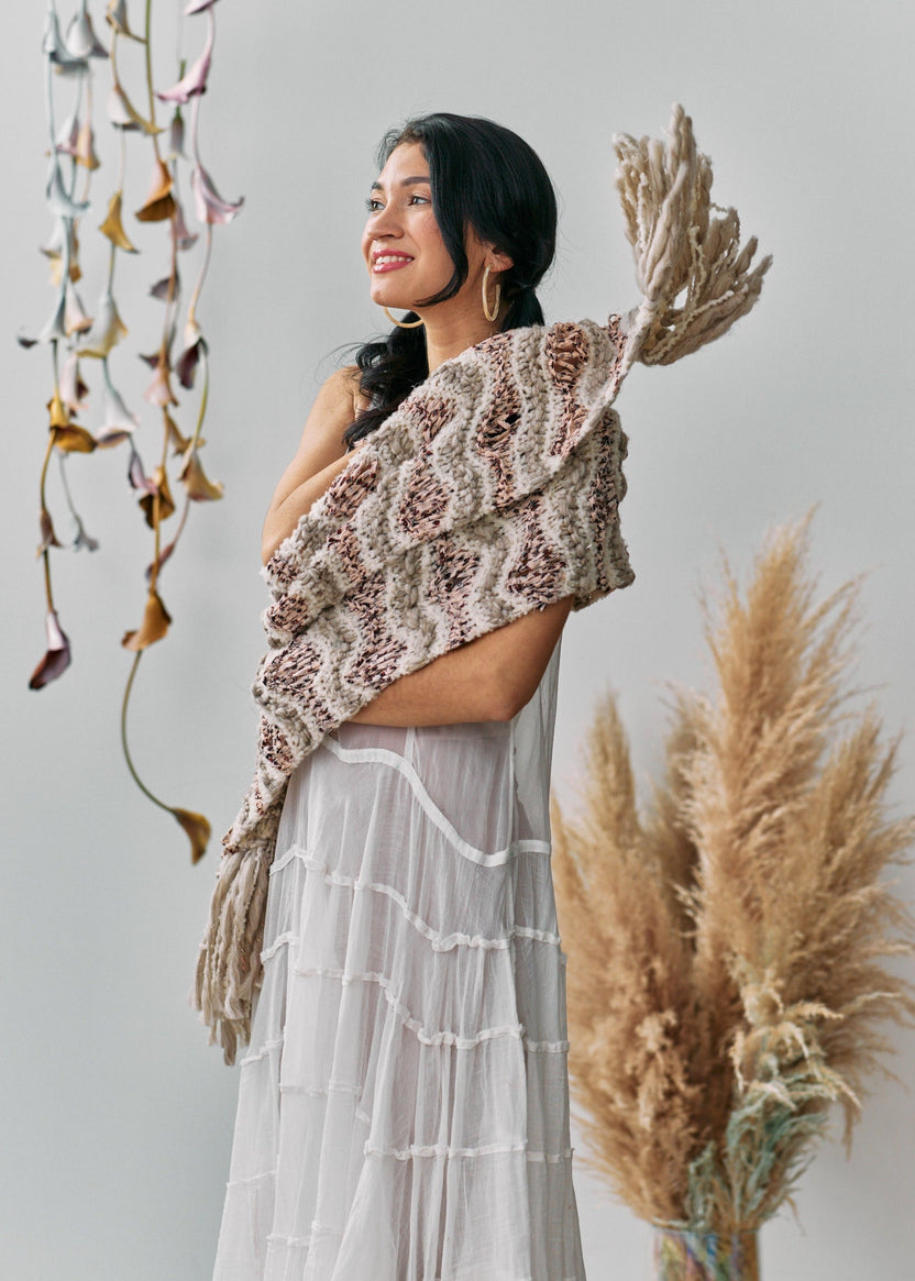 Ride The Wave Shawl Pattern – Knit Collage