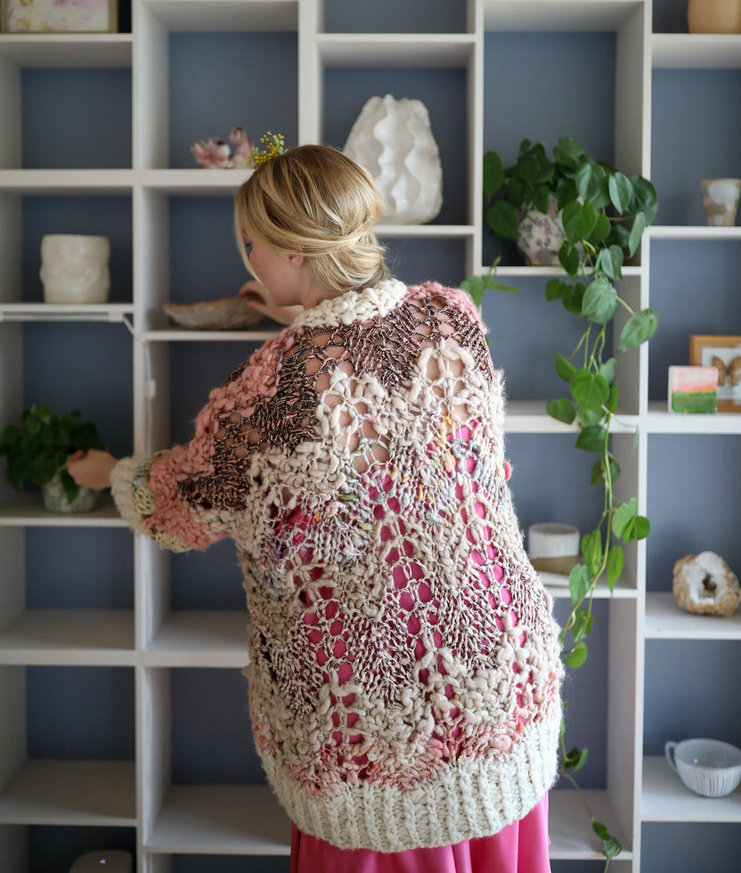 Knit Collage Garden Party Sweater Pattern
