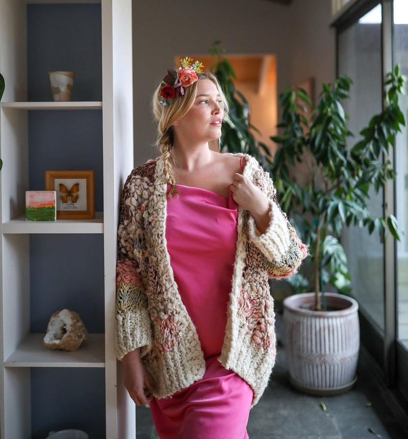 Knit Collage Garden Party Sweater Pattern