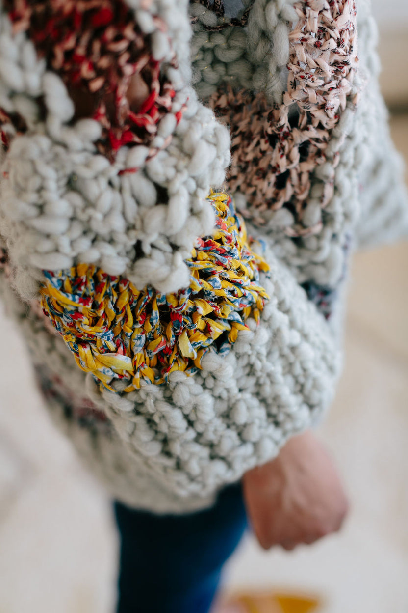 Knit Collage Garden Party Sweater Pattern