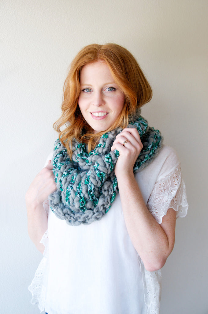 Stripe Story Cowl Pattern – Knit Collage