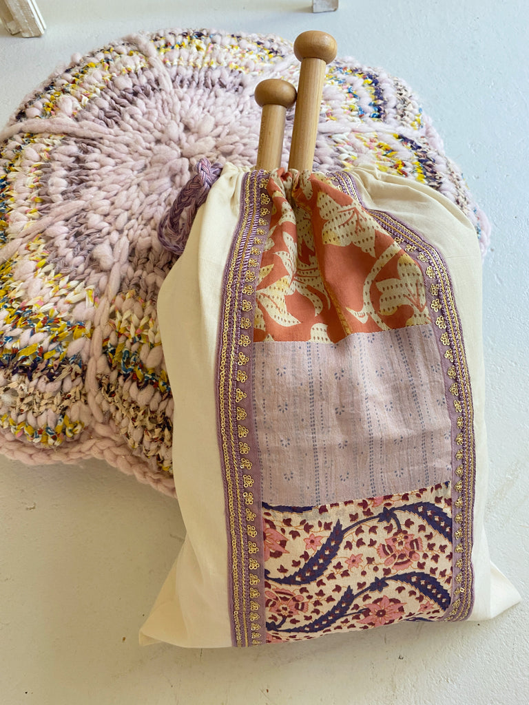 Patchwork Project Bag – Knit Collage