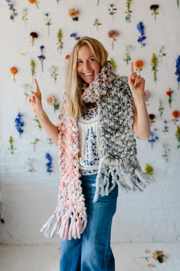 Counting Sheep Scarf Pattern – Knit Collage