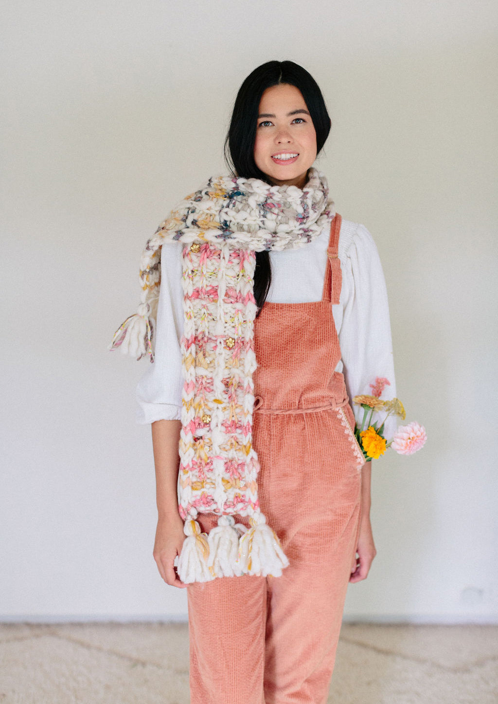 Plaidtastic Scarf Class – Knit Collage