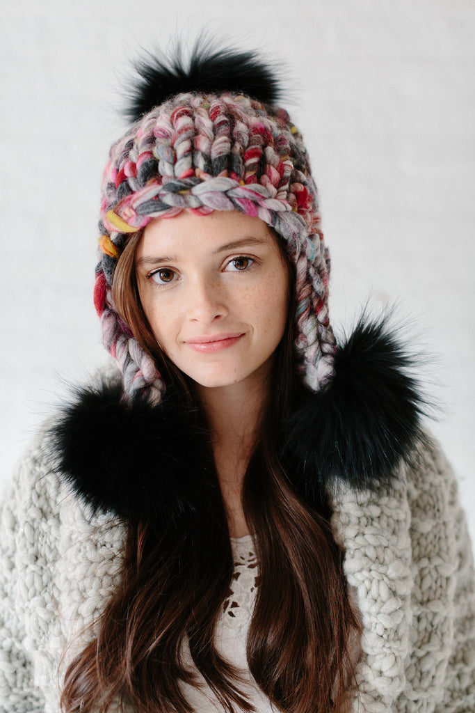 Pom Bomb Hat Pattern – Knit Collage