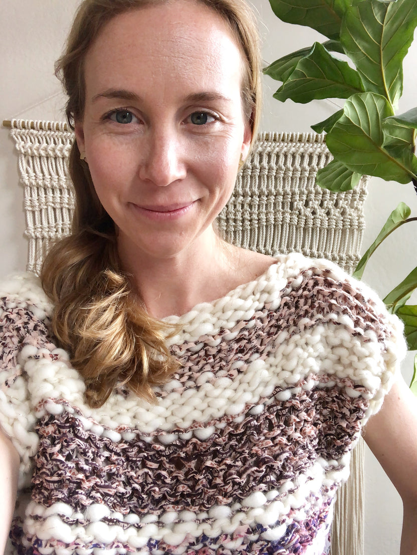 Knit Collage Summer Sweetness Cropped Sweater