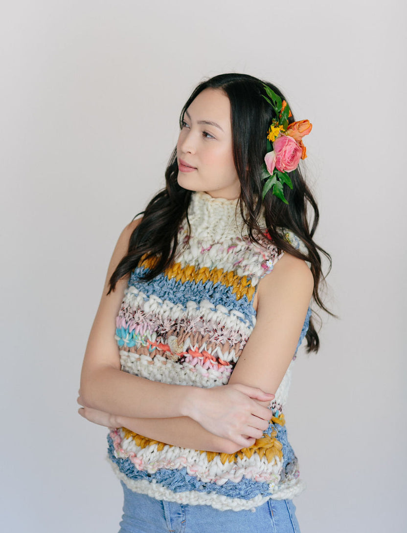 Knit Collage Sunwoven Tank Sweater Pattern