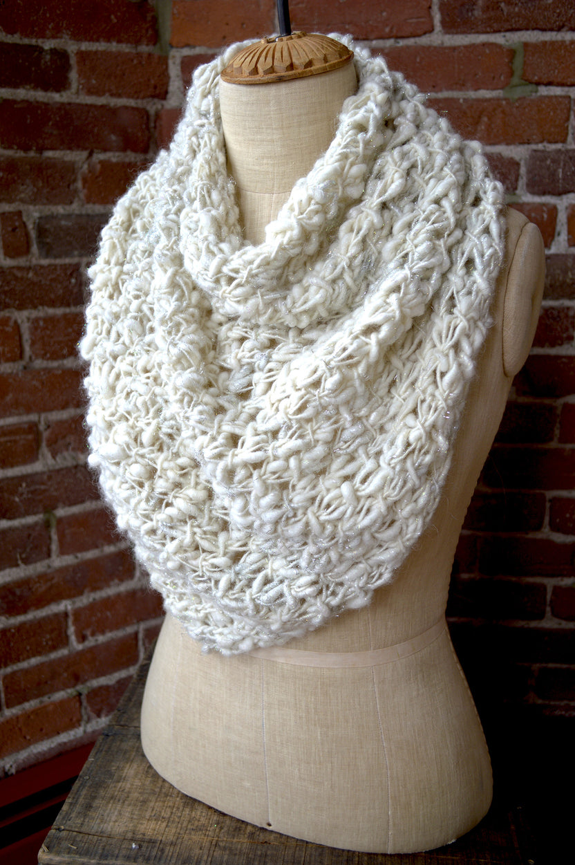 Knit Collage Cast Away Bandana Cowl Pattern